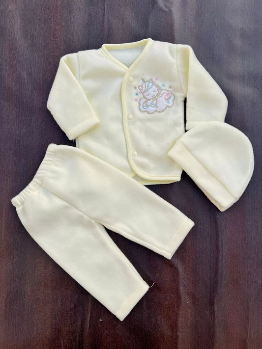 Soft Cotton Jabla Dresses and Rompers for Newborns – Pack of 3 | Baby ...